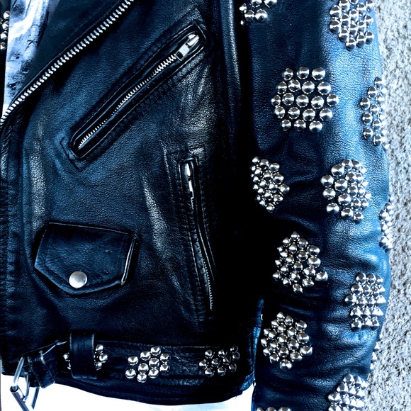 Jackets & Coats | Punk Rock Studded Leather Jacket | Poshmark